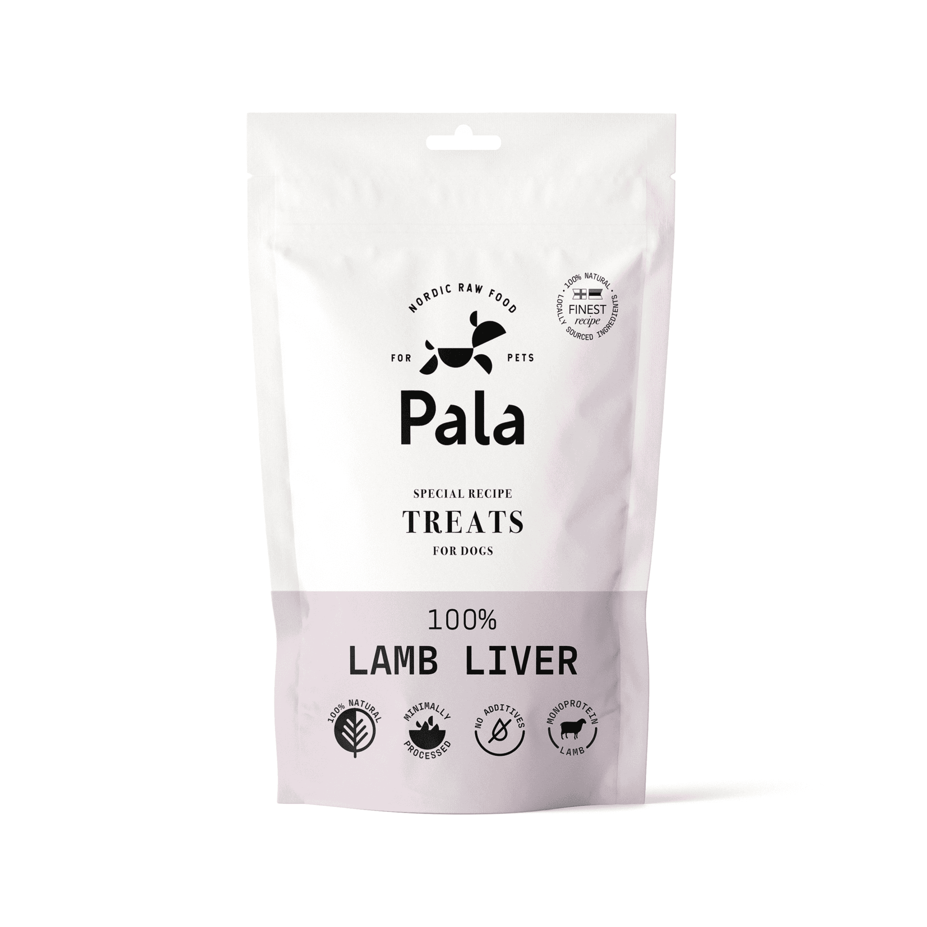Pala treats - 100% Lamb Liver 100 gr - Natuurlijk voor de hond